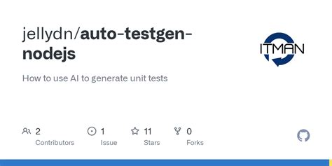 Github Jellydnauto Testgen Nodejs How To Use Ai To Generate Unit Tests