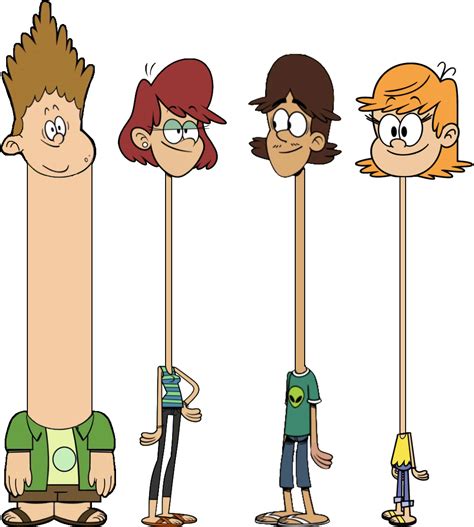 The Loud House Other Citizens Long Necks 1 By Loudcasafanrico On Deviantart