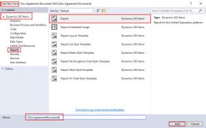 Create A New Custom SSRS Report In D FO