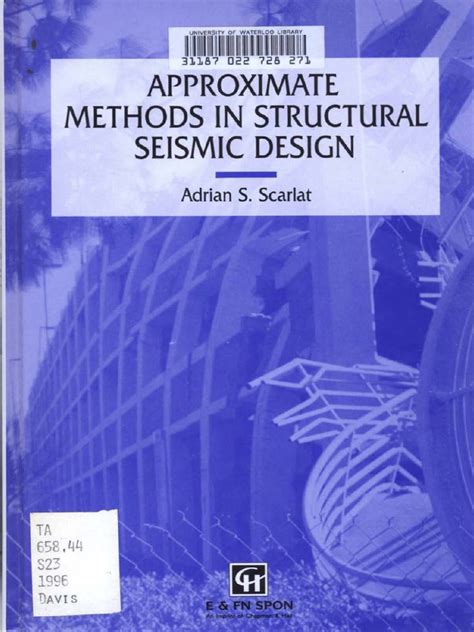 Approximate Methods In Structural Seismic Design Pdf Earthquake