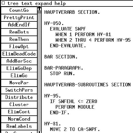 Original COBOL Code With GO Statements Download Scientific Diagram
