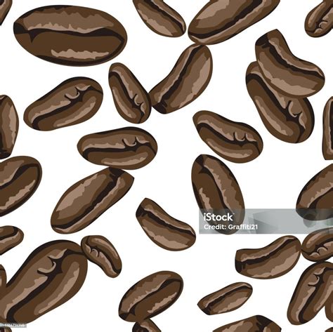아라비아 스타일의 커피 원두 매끄러운 패턴 손으로 그린 커피 콩 벡터입니다 벡터 손으로 그린 그림입니다 원활한 패턴 0명에 대한 스톡 벡터 아트 및 기타 이미지 Istock
