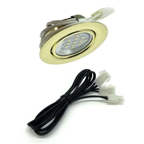 1x 12 Led Recessedsurface Mount Puck Light With Transformer 3w 12v