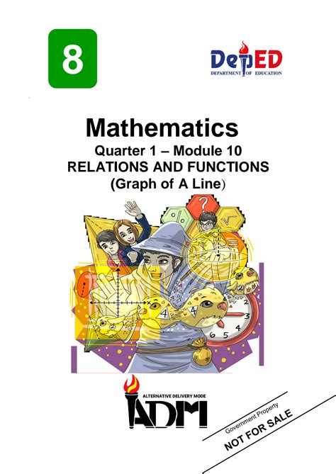 Solution Math8 Q1 Mod10 Realations And Functions Graph Of A Line V2