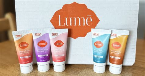 Lume Whole Body Deodorant 5 Piece Sampler Set Only 1754 Shipped On
