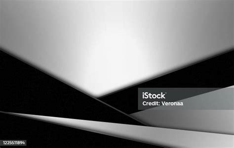 비즈니스 프리젠 테이션 전단지 포스터 배너 브로셔를위한 검은 색과 은색 그늘 기하학적 모양 디자인 0명에 대한 스톡 벡터 아트 및 기타 이미지 Istock