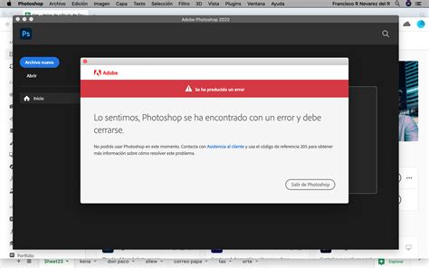 P Error 205 While Launching Photoshop Adobe Community 12968215