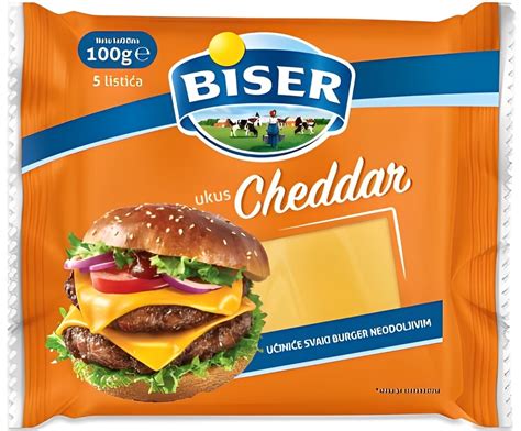 Lisnati Sir Biser Cheddar 100g Cenoteka