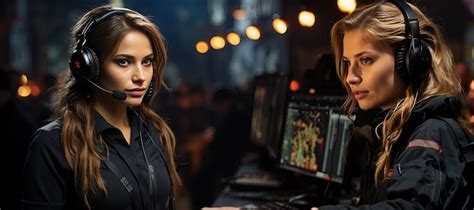 premium photo call center setup with operators pretending to