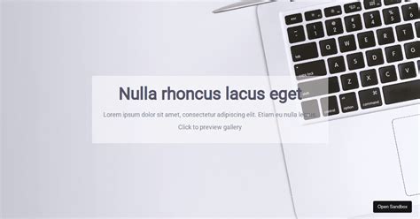 React Spring Image Gallery Codesandbox