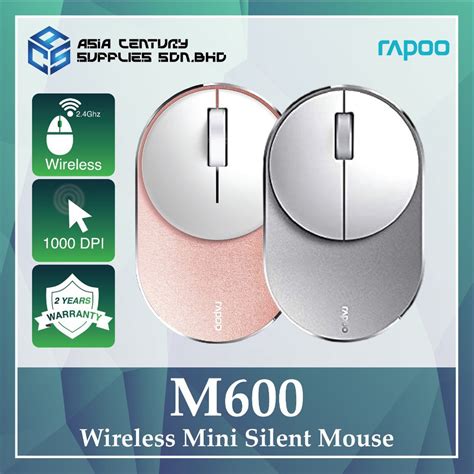 Wireless Mouse Wireless Gaming Mouse Rapoo M600 Mini Silent Multi Mode Wireless Mouse Rapoo