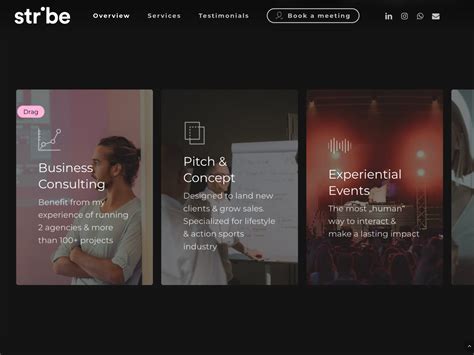 Service Carousel With Drag Animation Aards