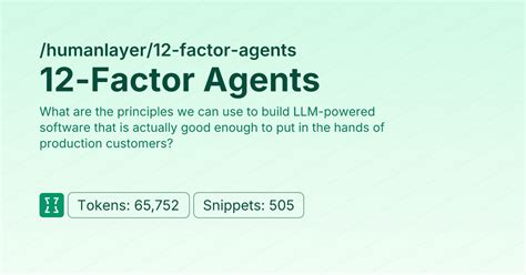 12 Factor Agents