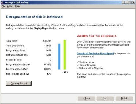 Auslogics Disk Defrag A 5 Minute Review