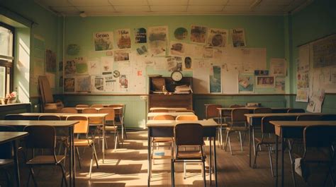 Premium Photo Empty Classroom Backgrounds