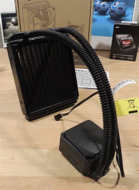 Cooler Master Seidon 120v Liquid Cpu Cooler Tested On Amd A10 6800k Apu