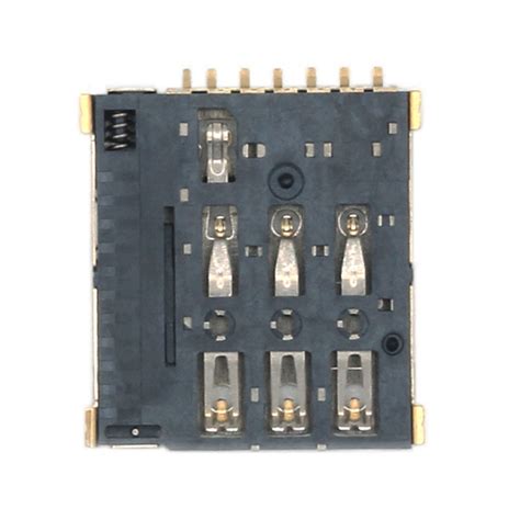 MUP C7801 2 7Pin Push Push Nano Sim Card Socket