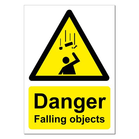 Caution Falling Objects Safety Sign Sg World