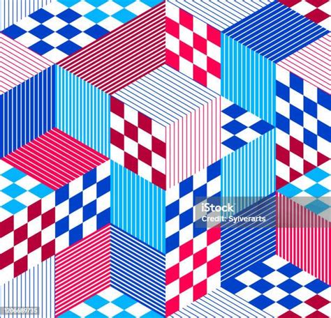 3d 큐브 원활한 패턴 벡터 배경 마름모와 삼각형 차원 블록 건축 및 건설 기하학적 디자인 0명에 대한 스톡 벡터 아트 및 기타 이미지 Istock