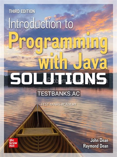 Solutions Manual For Introduction To Programming With Java 3rd Edition