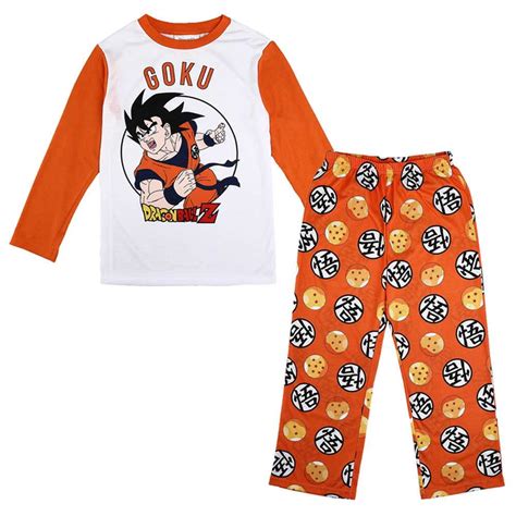 Dragonball Z Goku Character Boys Sleepwear Pajama Set
