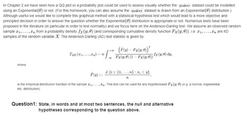 solved in chapter 2 we have seen how a qq plot or a