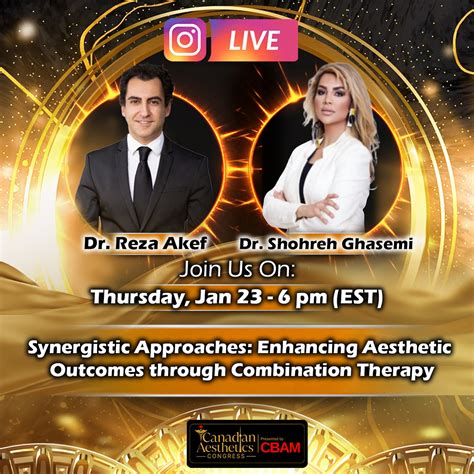 Cbam 🗓️ Mark Your Calendars And Dont Miss Our Upcoming Ig Live 🌟 Join Dr Shohreh Ghasemi And Dr