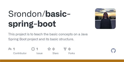Github Srondonbasic Spring Boot This Project Is To Teach The Basic