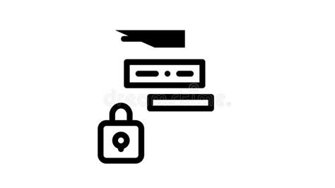 Animation Of Programming Data In Loop And Moving Lock And Shopping Cart