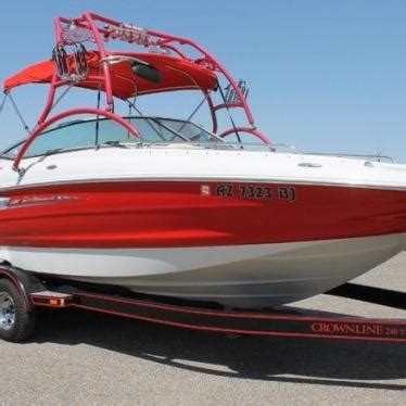 06 Crownline 240 Ex Open Bow Ski Wake Cruiser Mx 62 Mpi Duo Prop
