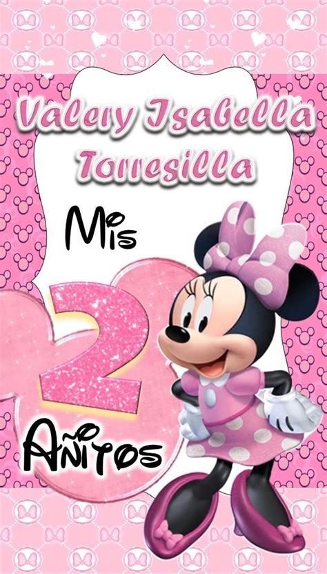 Vídeo Invitación Minnie Mouse Invitación Digital La Boutique De Minnie