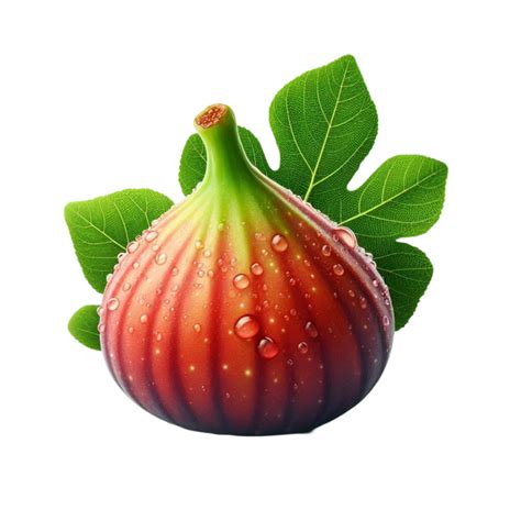 Fresh Fig Fruit With Green Leaves 51151193 Png