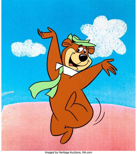 Yogi Bear Publicity Cel Hanna Barbera 1970s Animation Art Lot