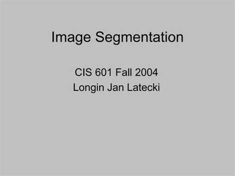 Region Splitting And Merging Technique For Image Segmentation Pdf Geography Science