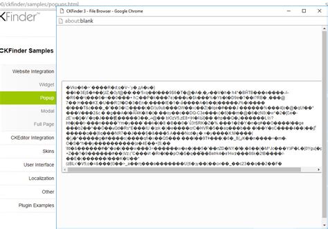 Javascript Ckfinder Cant Show Up Filebrowser Stack Overflow