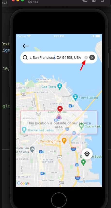 React Native Google Autocomplete Search Bar In IOS Gray Cross Icon Remove Stack Overflow