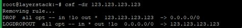 LayerStack Tutorials LayerStack How To Install And Configure CSF Config Server Firewall On