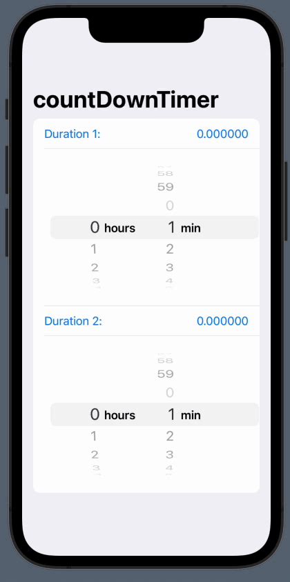 Inline Expand And Collapse Uidatepicker As Countdowntimer In Swiftui