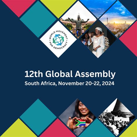 Announcing The 12th Global Assembly Of The World Movement For Democracy
