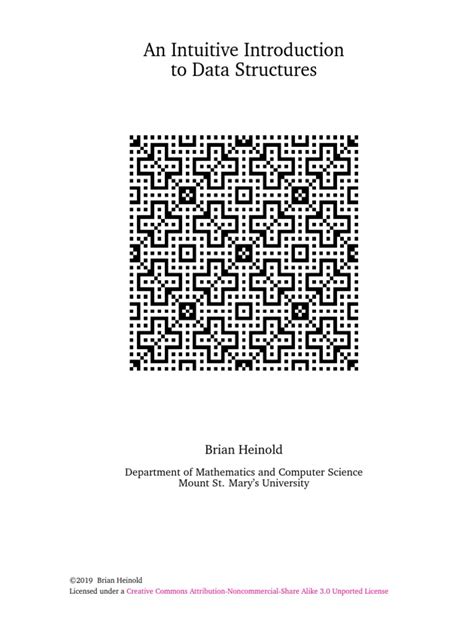 An Intuitive Introduction To Data Structures Heinold Pdf Time