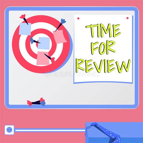 Inspiration Showing Sign Time For Review Business Showcase Evaluation