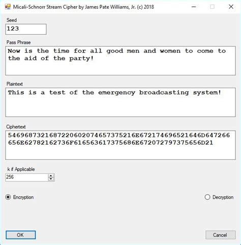 Five Stream Ciphers Created From Five Pseudorandom Number Generators Built Using The Tests Of