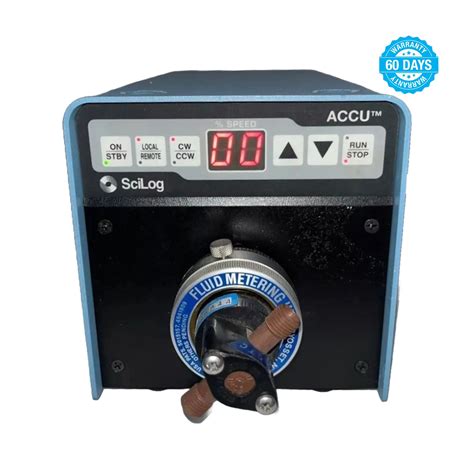 Scilog Accu Metering Pump Sapas Lab Equipment