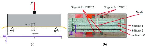 A Scheme Of The Bending Test Configuration B Bottom View Of The