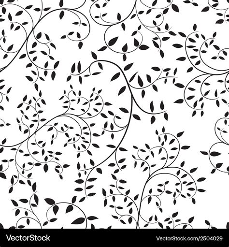 Tree Seamless Pattern Royalty Free Vector Image