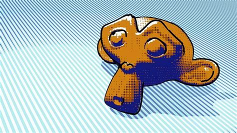 Cgian On Linkedin How To Make Line Art And Halftone Toon Shader In Blender