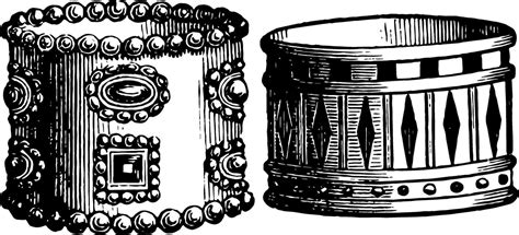 Persian And Egyptian Armlets Vintage Engraving 35364969 Vector Art At Vecteezy