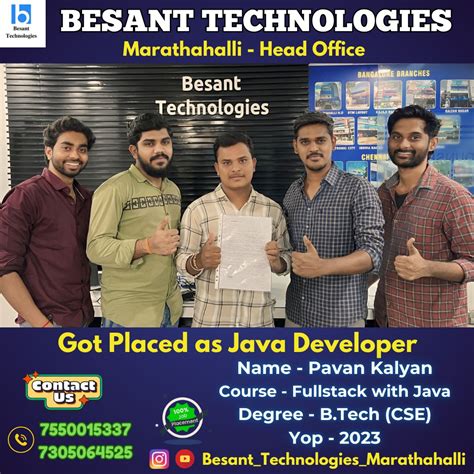 besant technologies marathahalli on linkedin fullstackjava python