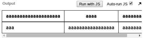 Column Misalignment When Using Relative Width Padding DataTables Forums