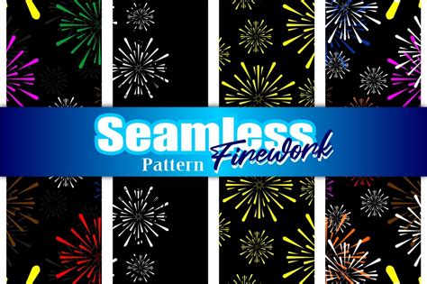 Seamless Firework Pattern Graphic By Artixlabs · Creative Fabrica